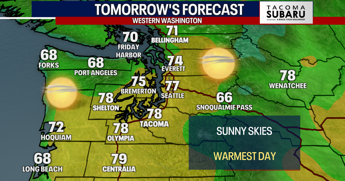 Sunshine and summer temperatures Tuesday in Seattle | FOX 13 Seattle