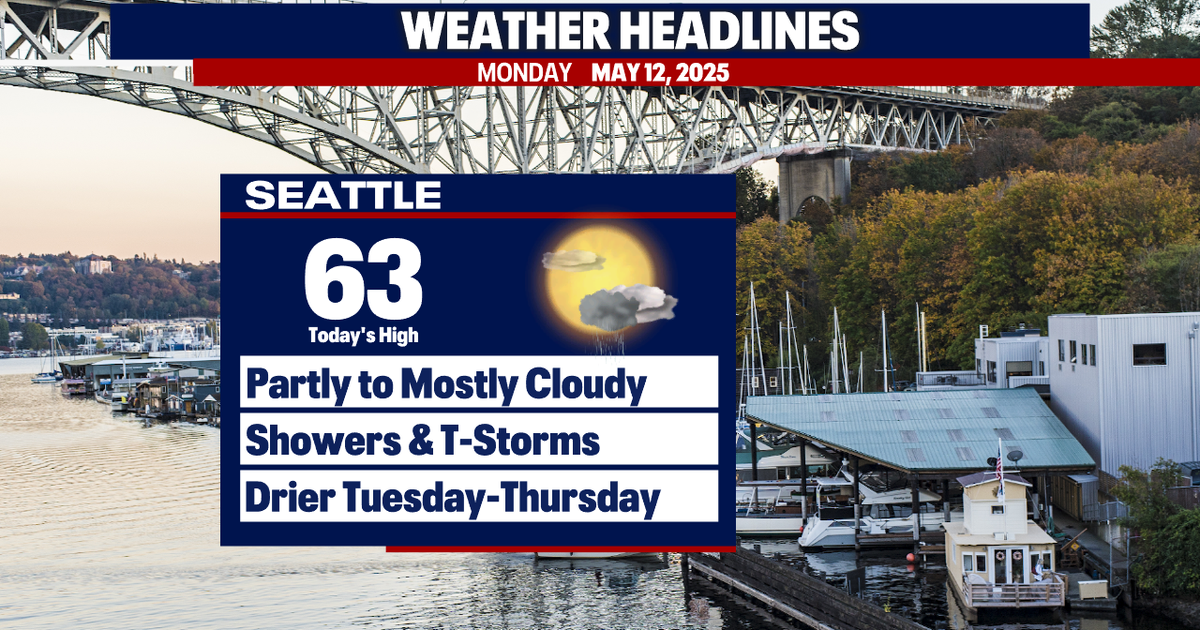 Who could see thunderstorm weather on Monday? | FOX 13 Seattle