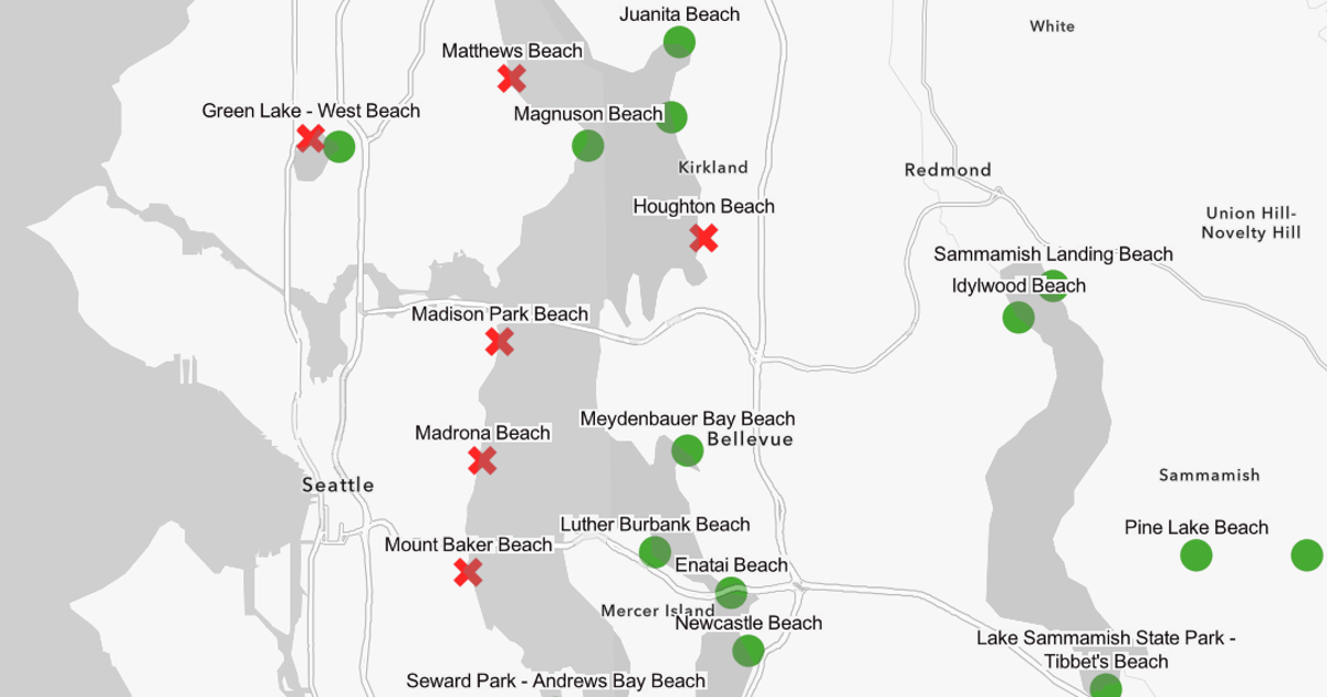 Toxic algae closes 6 King County swimming areas | FOX 13 Seattle