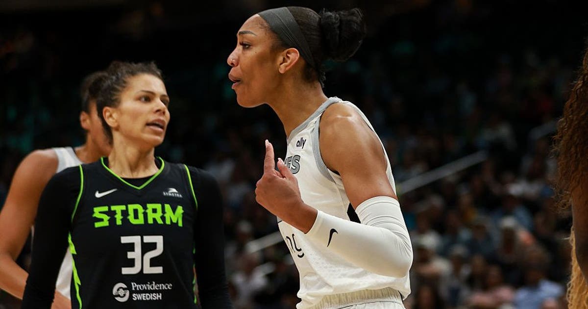 Wilson scores 19, Aces hold off Storm 75-70 | FOX 13 Seattle