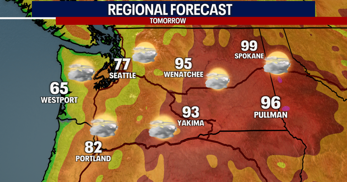Some Clouds Around on Labor Day | FOX 13 Seattle