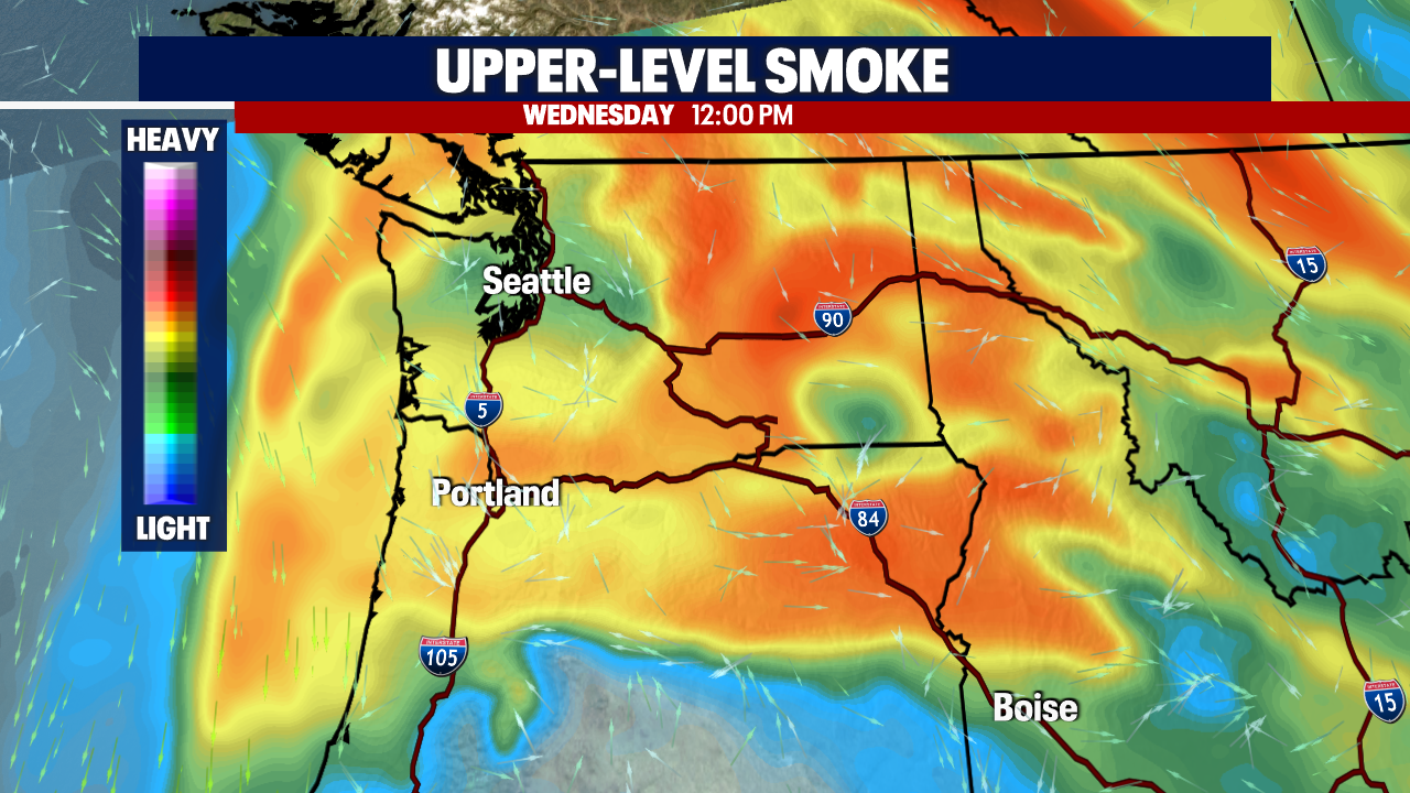 Smoky sunshine in Seattle this week | FOX 13 Seattle