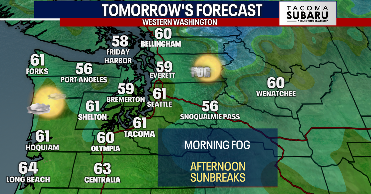 Sunny afternoon after a few morning clouds Tuesday | FOX 13 Seattle