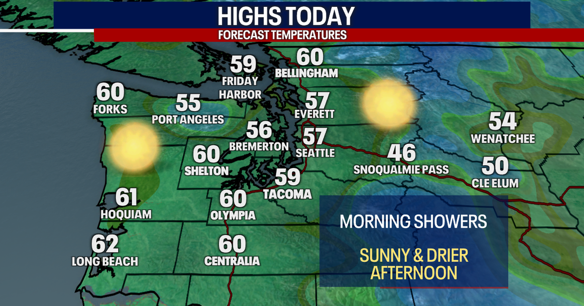 Breezy, sunny in Seattle on Monday | FOX 13 Seattle