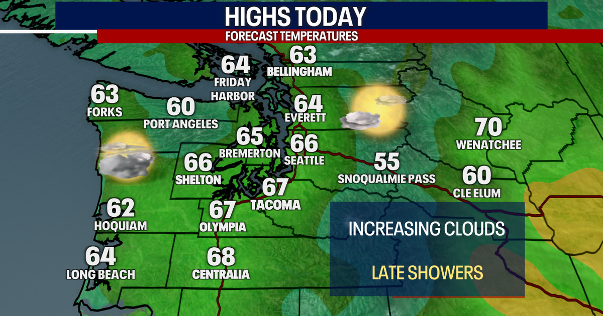 Friday weather will be dry with late showers | FOX 13 Seattle