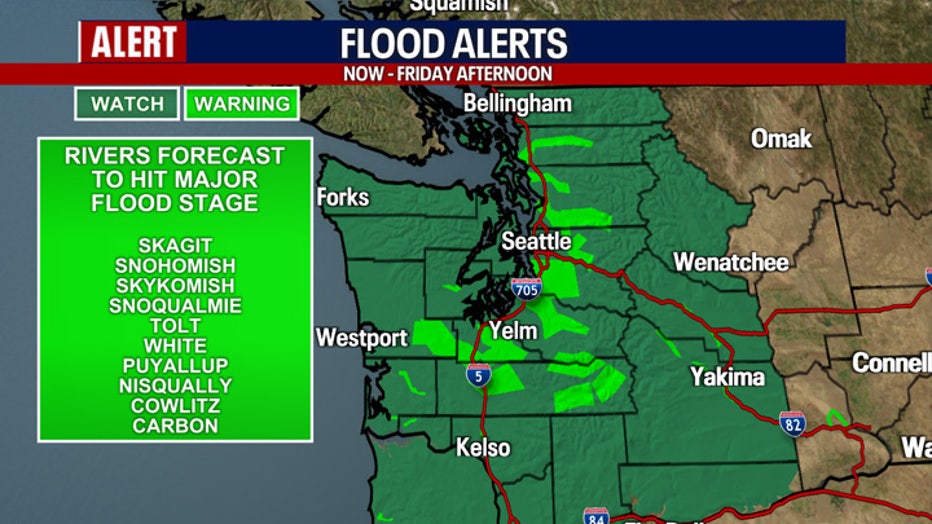 Heavy rain, flooding hit western Washington | FOX 13 Seattle