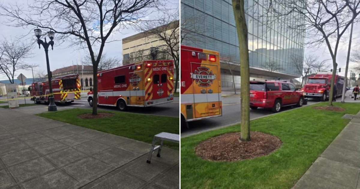 2 Everett buildings evacuated over 'suspicious substance' | FOX 13 Seattle