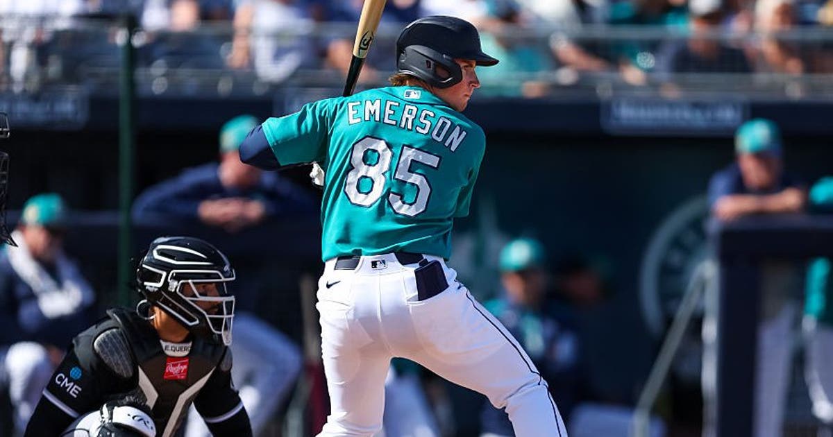 Mariners bank on top prospect Emerson with 8-year extension | FOX 13 ...
