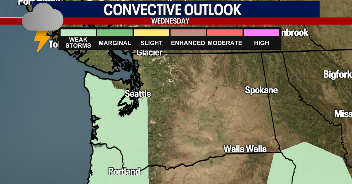 Seattle weather: Thunder possible on Wednesday | FOX 13 Seattle