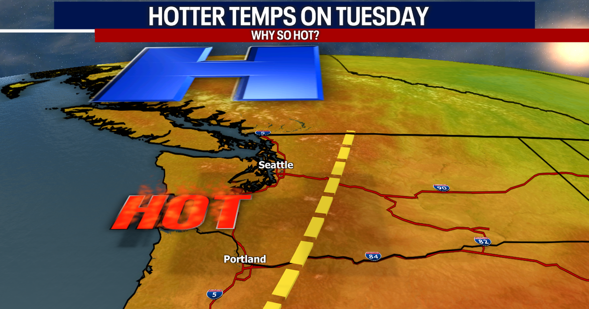 Hotter weather returns to Seattle by Tuesday | FOX 13 Seattle