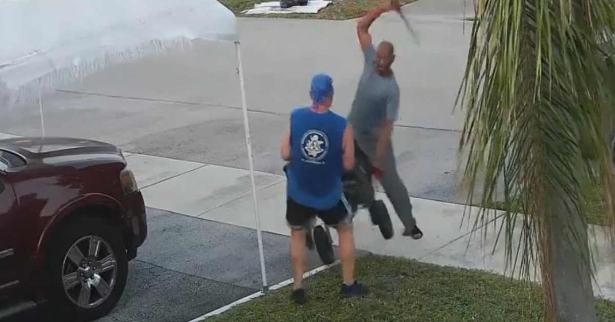 Florida deputies search for a man who swung a sword at a jogger during ...